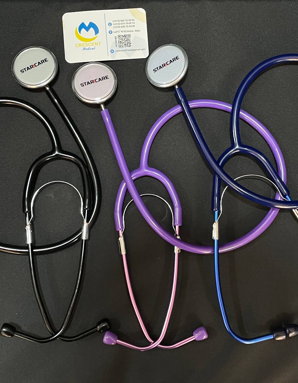 STETHOSCOPE COLORS SIMPLE PAVILLONS - Crescent médical