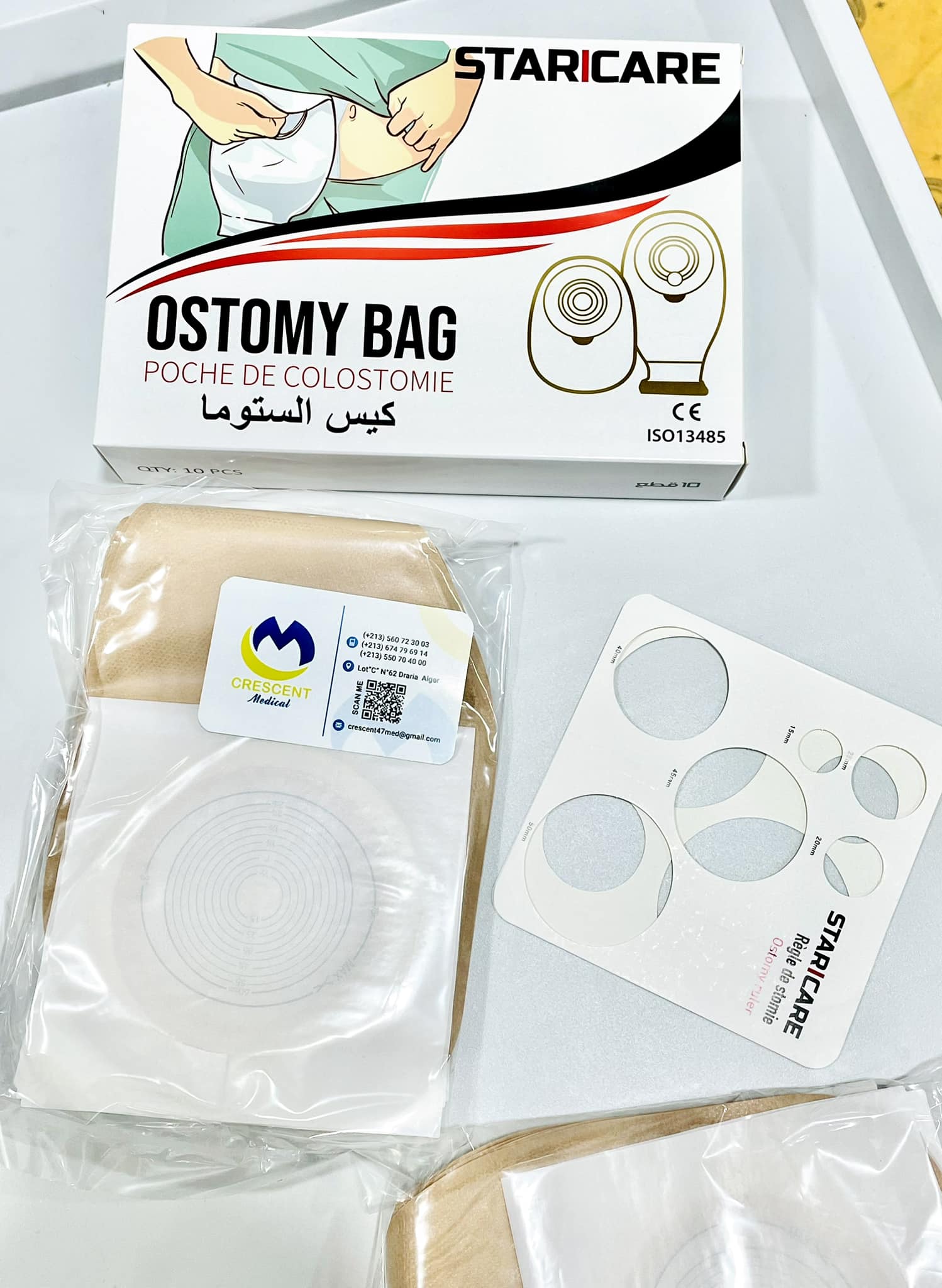 POCHE COLOSTOMIE STARCARE - Crescent médical